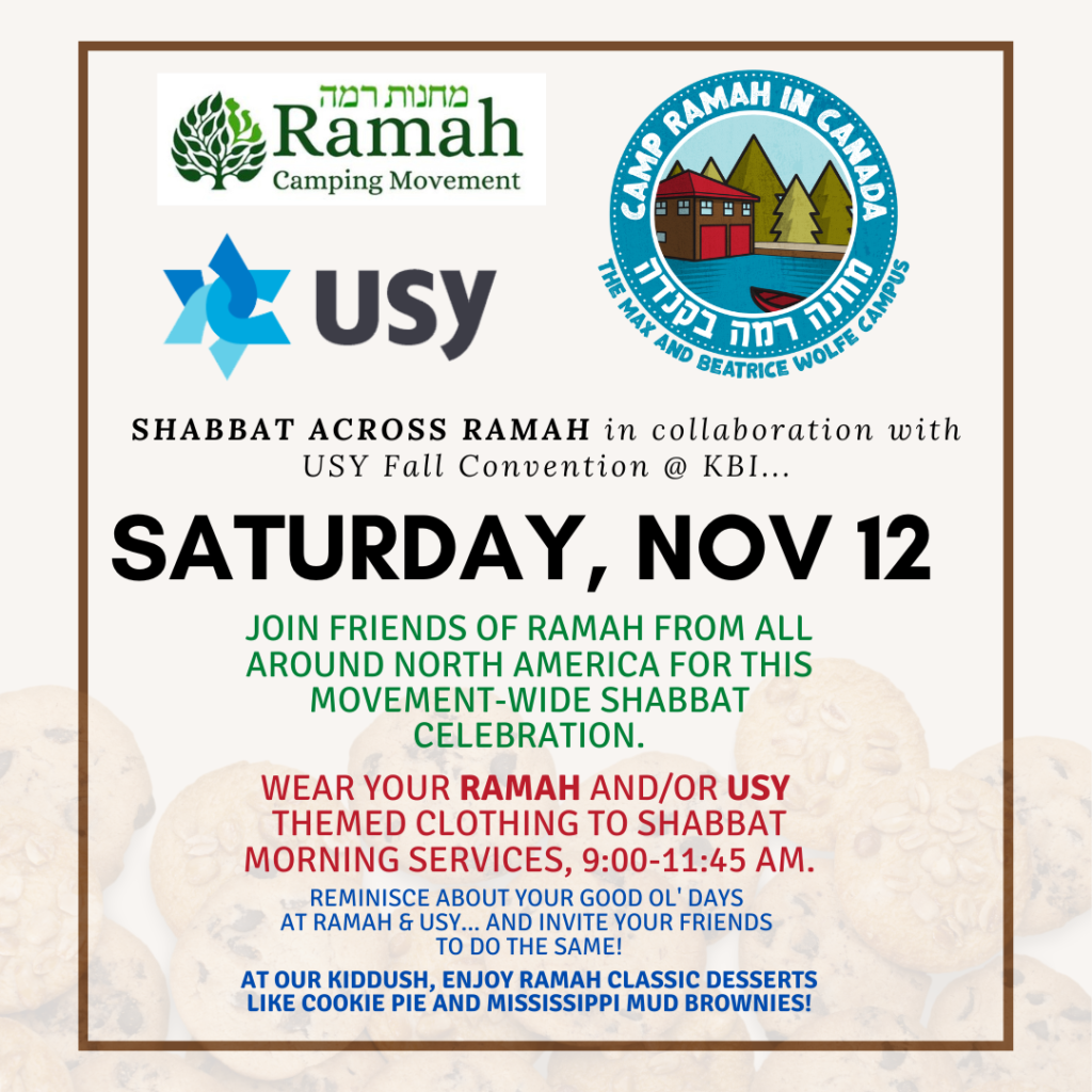 Shabbat Across Ramah | Kehillat Beth Israel